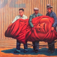 中古 盤質S Amputechture ホワイト ブルーヴァイナル仕様 2枚組アナログレコード Mars Volta HMV