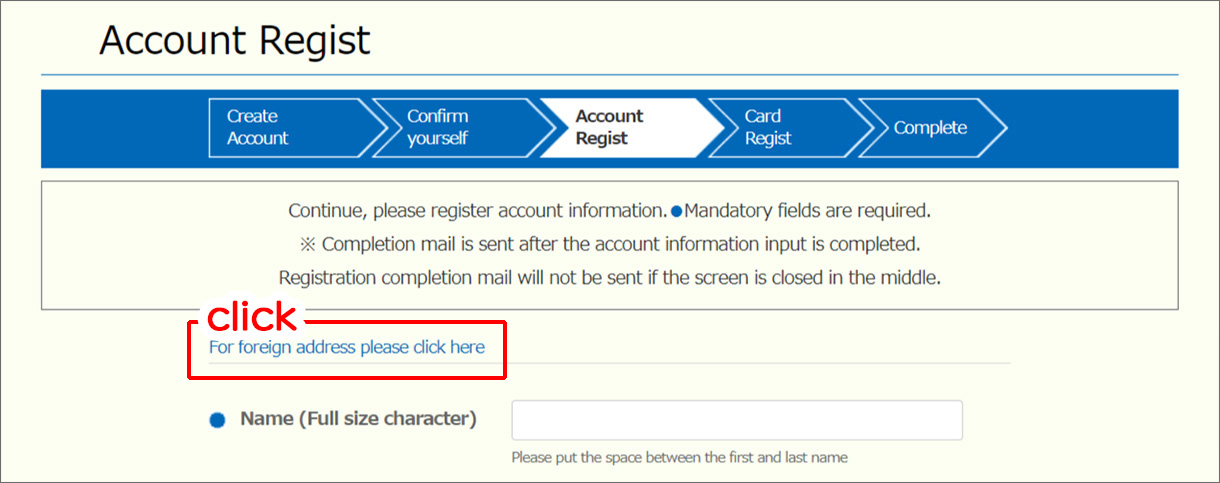 To overseas customers | How to register as a member - Overseas shipping|