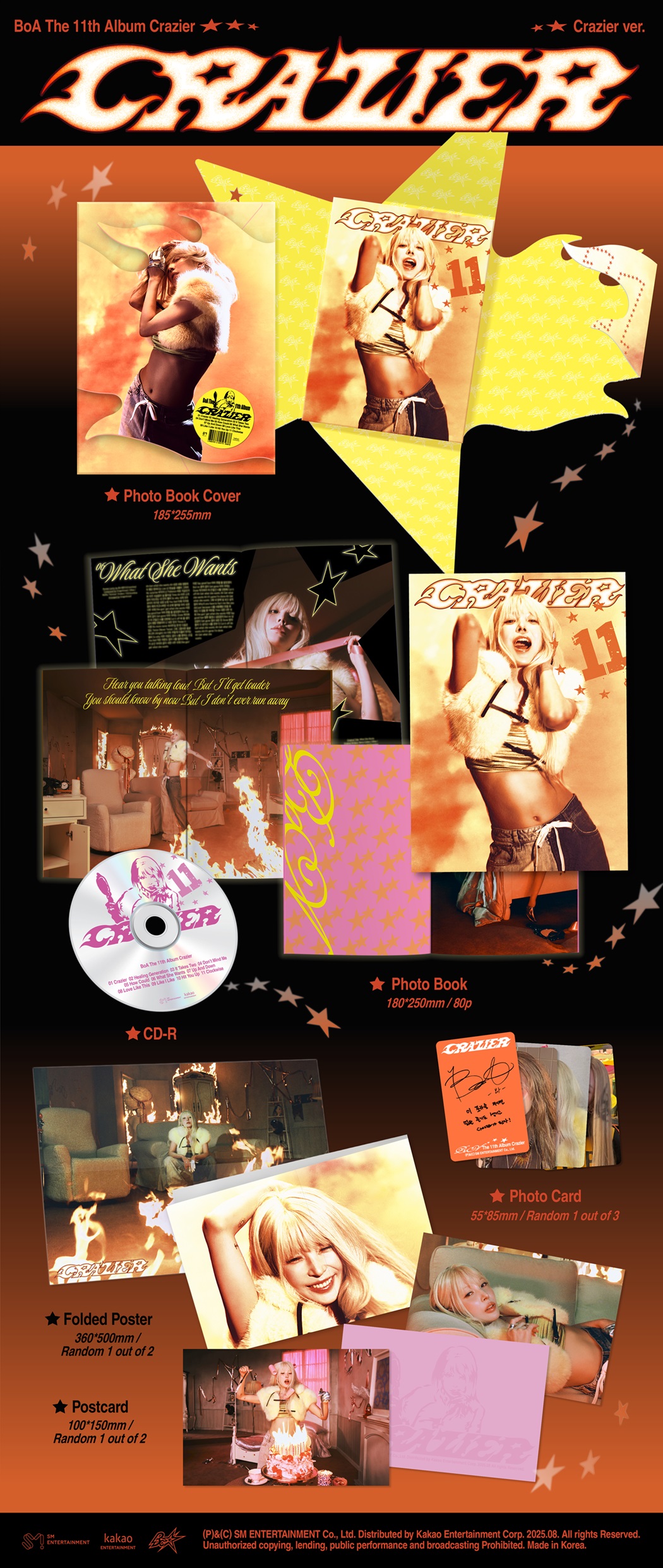 BoA デビュー25周年 11thフルアルバム『Crazier』|K-POP・アジア