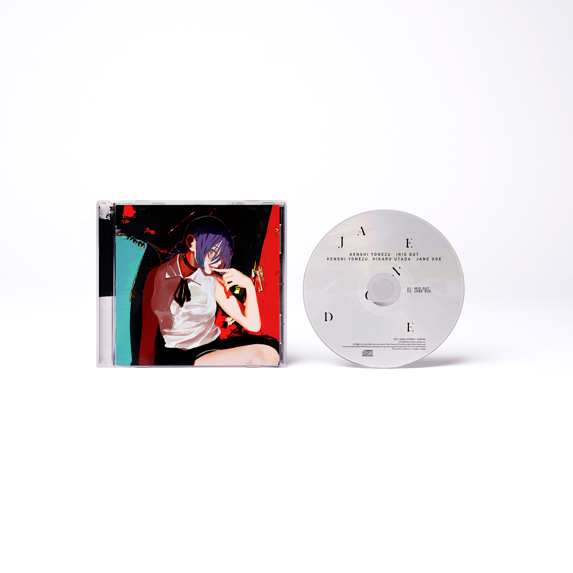 米津玄師 劇場版『チェンソーマン レゼ篇』 主題歌&エンディング・テーマ 16thシングル「IRIS OUT / JANE DOE」2025年9月24日(水) 発売《特典：ホログラムステッカー ...