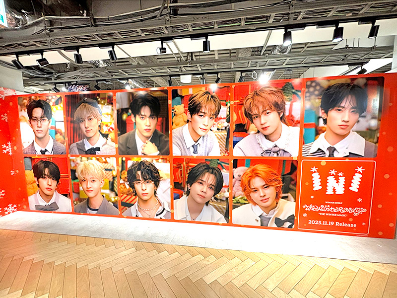 INI WINTER SINGLE『THE WINTER MAGIC』リリース記念｜HMV&BOOKS SHIBUYA 展開レポート|