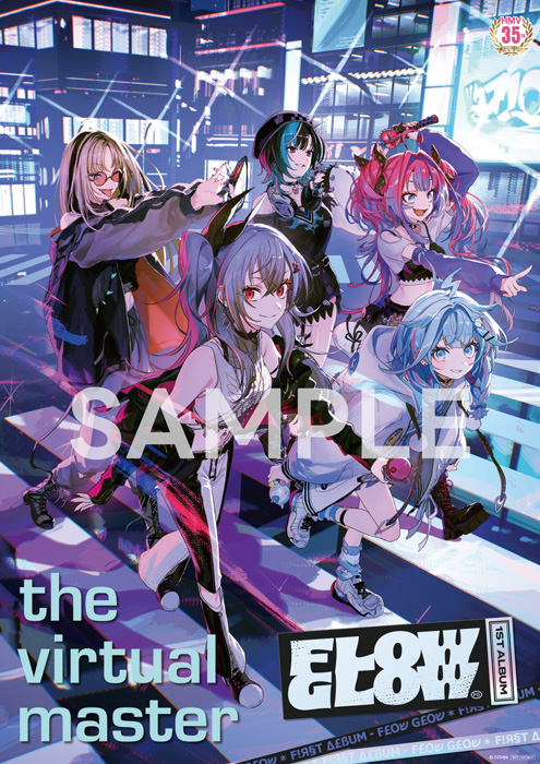 FLOW GLOW 1stアルバム CD 「FLOW GLOW」 2026年1月21日 発売 【1/26まで直筆サイン入りコラボポスター抽選プレゼント＋HMV限定特典つき】|ジャパニーズポップス