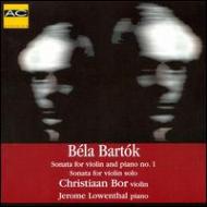 Violin Sonata.1: ボア(Vn)lowenthal(P) : バルトーク (1881-1945) | HMV&BOOKS ...