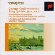 String Quintets: L'archibudelli, Smithsonian Chamber Players : オンスロウ ...