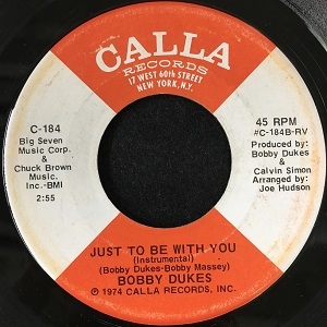 Just To Be With You : Bobby Dukes | HMV&BOOKS online - C184
