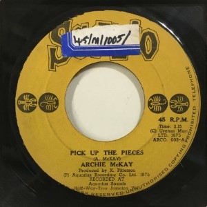 【中古:盤質B】 Pick Up The Pieces : Archie Mckay | HMV&BOOKS online - ARCO002