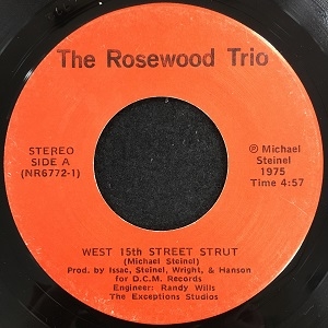 【中古:盤質B】 West 15th Street Strut : Rosewood Trio | HMV&BOOKS online - NR6772