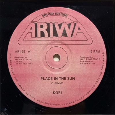 【中古:盤質B】 Place In The Sun : Kofi (Reggae) | HMV&BOOKS online - ARI65