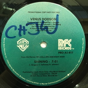 【中古:盤質B】 Shining / He Said, She Said : Venus Dodson | HMV&BOOKS online ...