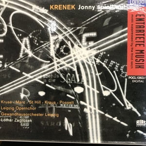 【中古:盤質AB】 Jonny Spielt Auf: Zagrosek / Lgo H.kruse A.marc St Hill ...