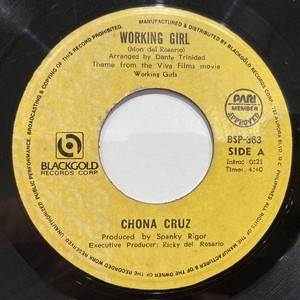 【中古:盤質B】 Working Girl : Chona Cruz | HMV&BOOKS online - BSP363