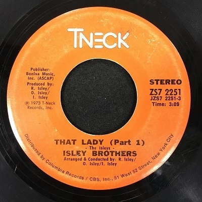 【中古:盤質B】 That Lady : Isley Brothers | HMV&BOOKS online - ZS72251