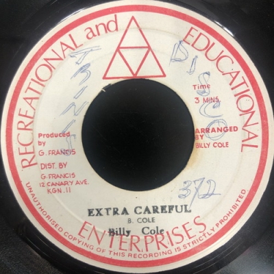 【中古:盤質B】 Extra Careful : Billy Cole | HMV&BOOKS online - NONE