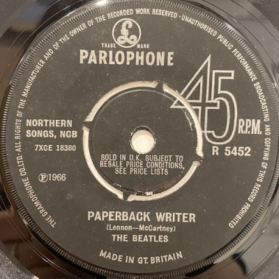 【中古:盤質B】 Paperback Writer / Rain : The Beatles | HMV&BOOKS online - R5452