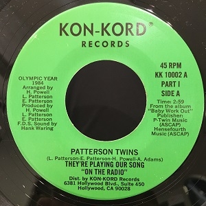 【中古:盤質A】 They're Playing Our Song : Patterson Twins | HMV&BOOKS online ...