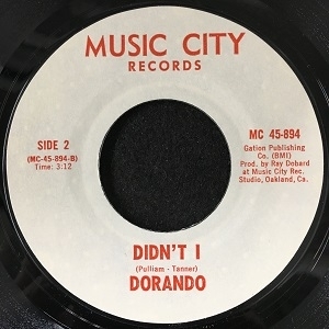 【中古:盤質C】 Listen To My Song / Didn't I : Dorando | HMV&BOOKS online - 45894