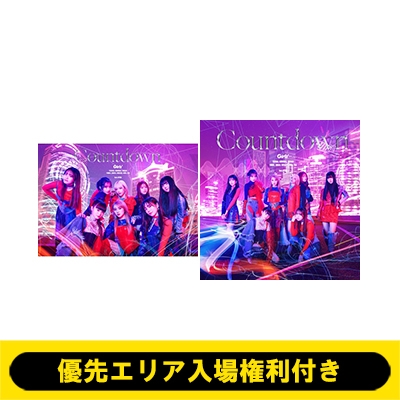 1部 / ペア】5 / 20 優先エリア入場権利付き》countdown初回生産限定盤(ダンス盤): (Cd+dvd)+countdown通常盤(Cd Only)【全額内金】 : Girls2 ...