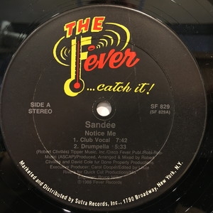 【中古:盤質B】 Notice Me : Sandee | HMV&BOOKS online - SF829