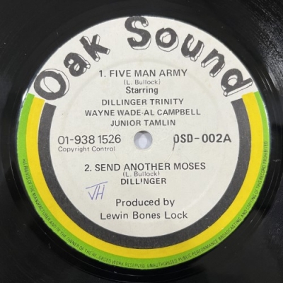 【中古:盤質B】 Five Man Army / Send Another Moses : Dillinger / Trinity ...