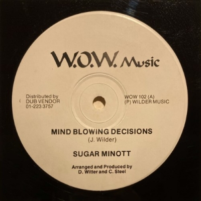 【中古:盤質B】 Mind Blowing Decisions : Sugar Minott | HMV&BOOKS online - WOW102