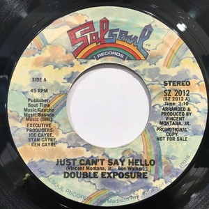 【中古:盤質B】 Just Cant Say Hello / My Love Is Free : Double Exposure | HMV&BOOKS online - SZ2012