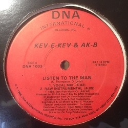 【中古:盤質B】 Listen To The Man : Kev E Kev & Ak B | HMV&BOOKS online - DNA1003