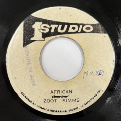 【中古:盤質B】 African / Popcorn Reggae : Zoot Simms / The Sound Dimensions ...