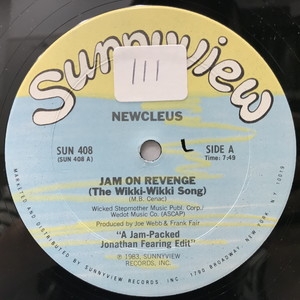 【中古:盤質B】 Jam On Revenge (The Wikki-wikki Song) : Newcleus | HMV&BOOKS ...