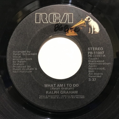 【中古:盤質B】 What Am I To Do : Ralph Graham | HMV&BOOKS online - PB11007