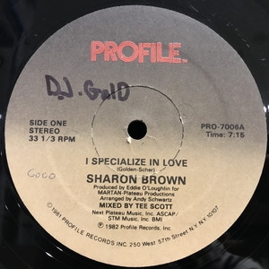 【中古:盤質B】 I Specialize In Love : Sharon Brown | HMV&BOOKS online - PRO7006