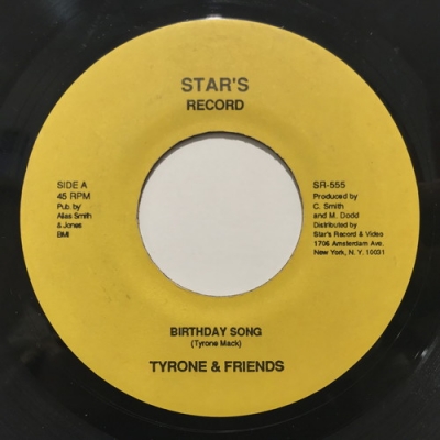 【中古:盤質B】 Birthday Song : Tyrone | HMV&BOOKS online - SR555