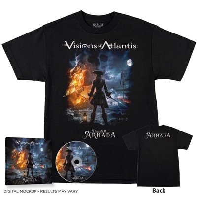 Pirates Ii -Armada -Digisleeve Cd +T-shirt Bundle (Xl Size) : Visions ...