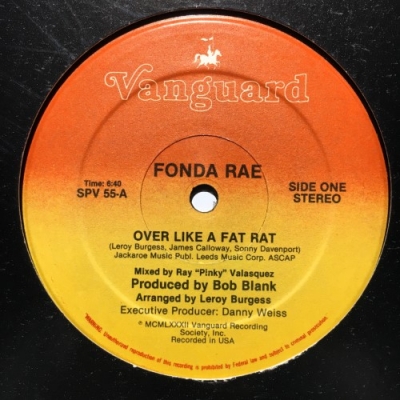 【中古:盤質B】 Over Like A Fat Rat : Fonda Rae | HMV&BOOKS online - SPV55