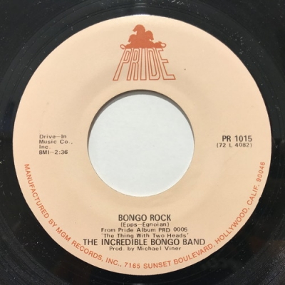 【中古:盤質B】 Bongo Rock : Incredible Bongo Band | HMV&BOOKS online - PR1015