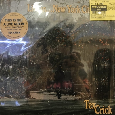 【中古:盤質B】 Live In...New York (アナログレコード) : Tex Crick | HMV&BOOKS online ...
