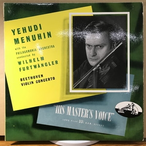 [USED:Cond.B] Beethoven Violin Concerto: Yehudi Menuhin / Furtwangler / Philharmonia Orchestra ...