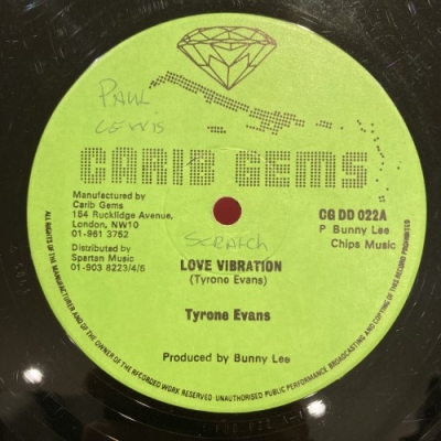 【中古:盤質B】 Love Vibration / Dub Stylee : Tyrone Evans / Jah Bata | HMV ...