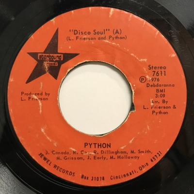 【中古:盤質B】 Disco Soul : Python | HMV&BOOKS online - 7611