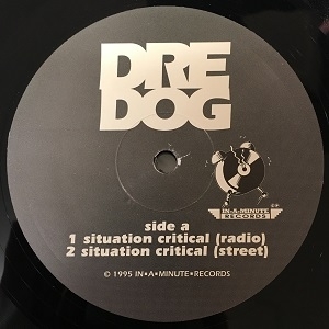 【中古:盤質B】 Situation Critical : Dre Dog | HMV&BOOKS online - INA8801
