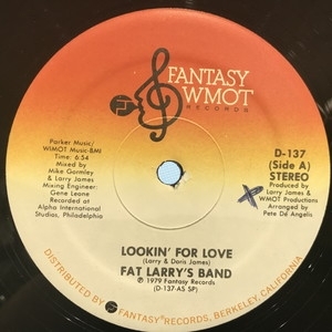 【中古:盤質B】 Lookin' For Love : Fat Larrys Band | HMV&BOOKS online - D137
