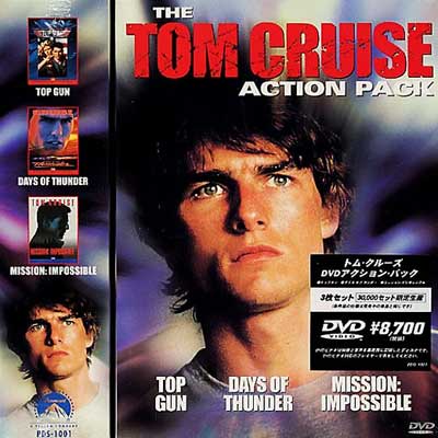 Tom Cruise DVD Action Pack (Top Gun / Days Of Thunder / Mission ...