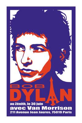 Bob Dylan: Tour Poster -Paris : Bob Dylan | HMV&BOOKS online : Online ...