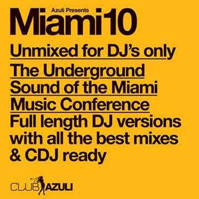 Azuli Presents Miami 2010 -Unmixed | HMV&BOOKS online - CAZCD01UM