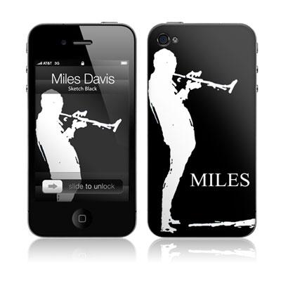 MUSICSKINS / Miles Davis -Sketch Black(iPhone4用) : Miles Davis | HMV ...