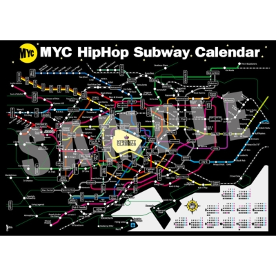 Hip Hop Subway Calendar : Mynority Classics | HMV&BOOKS online - MYC2015CAL