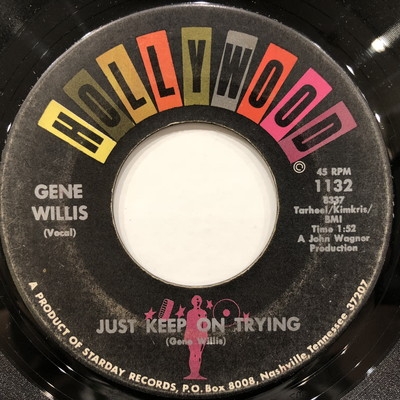 【中古:盤質B】 Just Keep On Trying / You'll Get Yours : Gene Willis | HMV ...