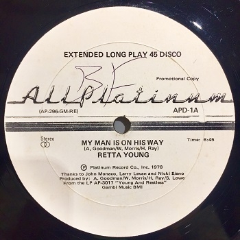 [USED:Cond.B] My Man Is On His Way : Retta Young | HMV&BOOKS online ...