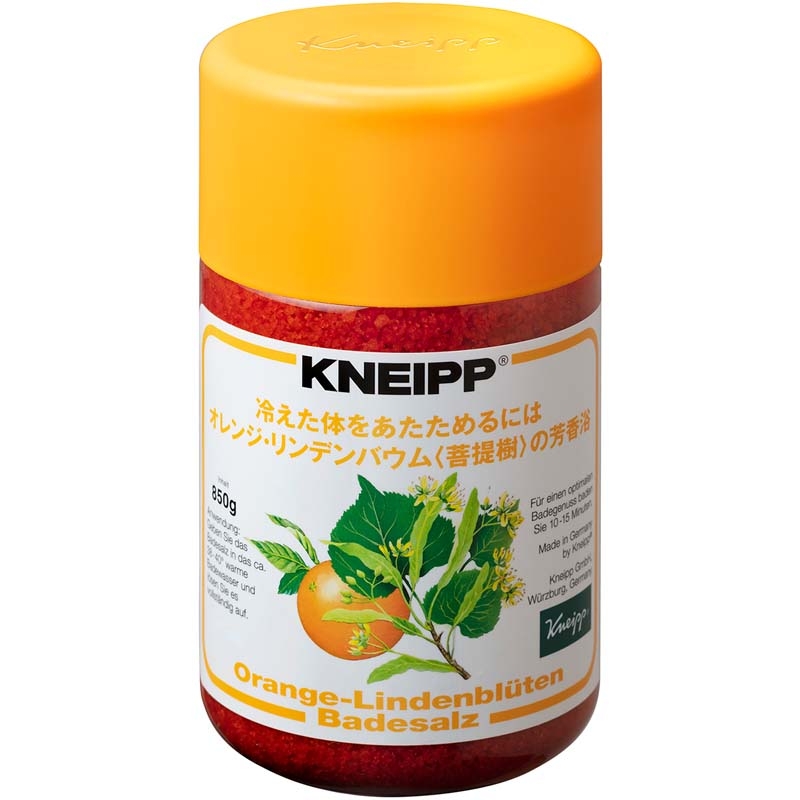 バスソルト / オレンジ・リンデンバウムの香り 850g : Kneipp（クナイプ） | morecos+ モアコス - 4580294850018