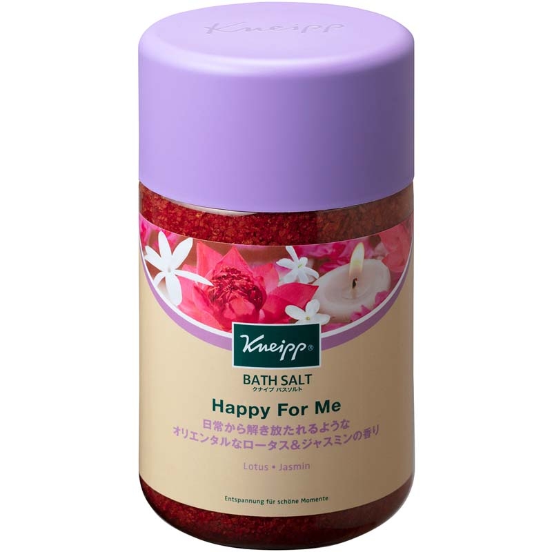 バスソルト / ハッピーフォーミー ロータス&ジャスミンの香り 850g : Kneipp（クナイプ） | morecos+ モアコス - 4580294850902