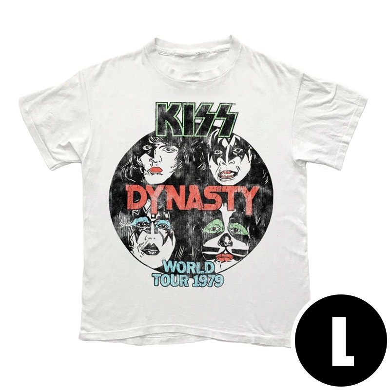 KISS Dynasty World Tour Tee(White)Lサイズ : KISS | HMV&BOOKS online ...